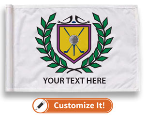 Customizable Putting Green Flags